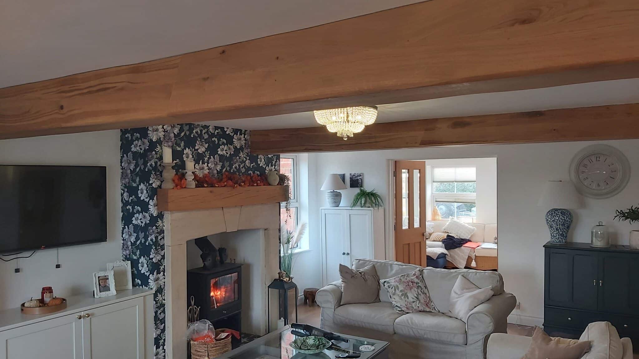 Oak RSJ Covers/Vaulted Ceiling/Cathedral Ceiling Hollow Beams – Celtic ...