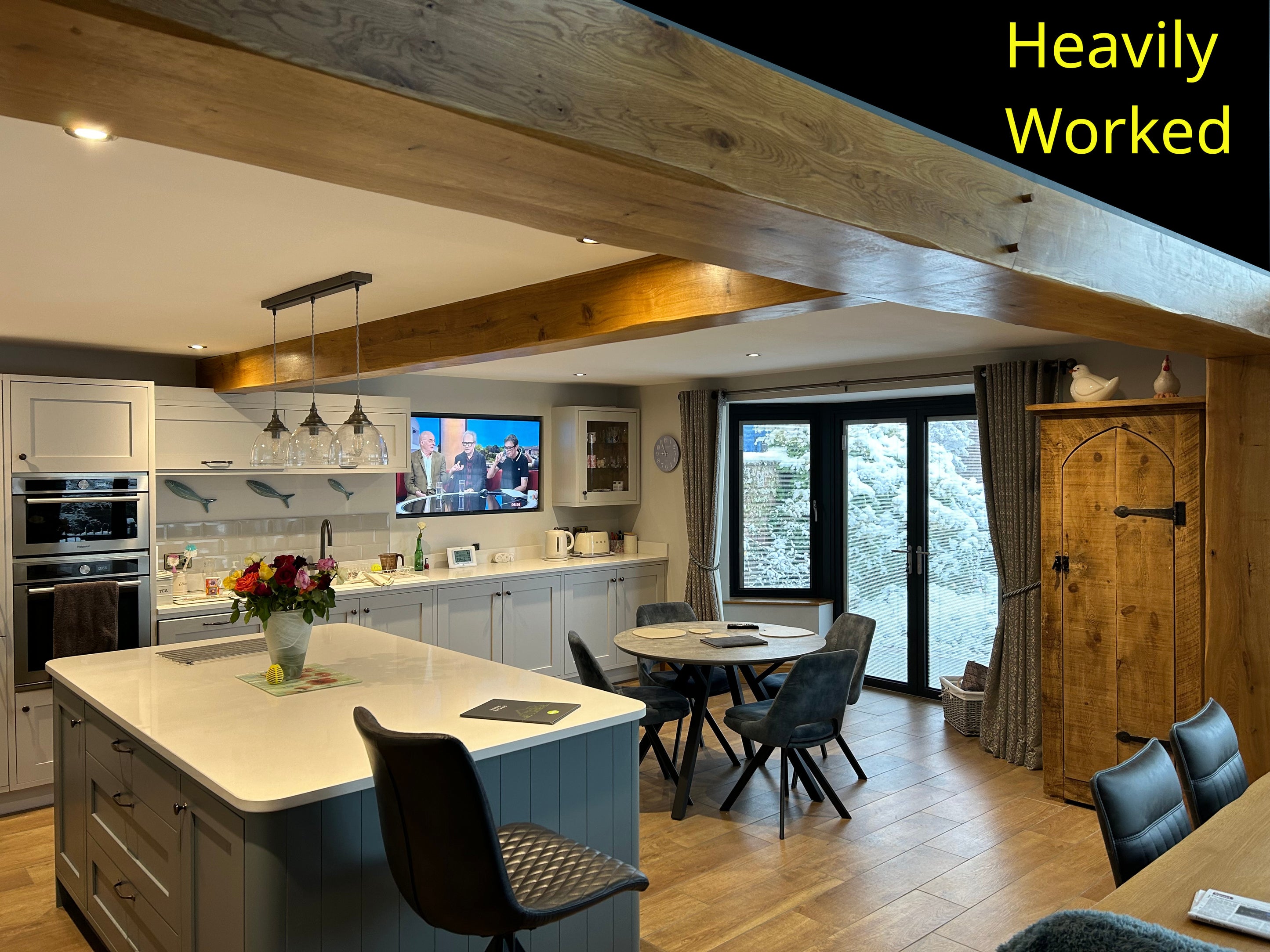 Oak Beam Cladding | Hollow RSJ Covers | Celtic Timber