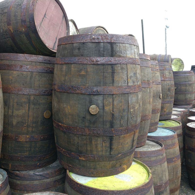 Reclaimed Whisky Barrels Whiskey Espresso Barrel 42mm | Original Grain