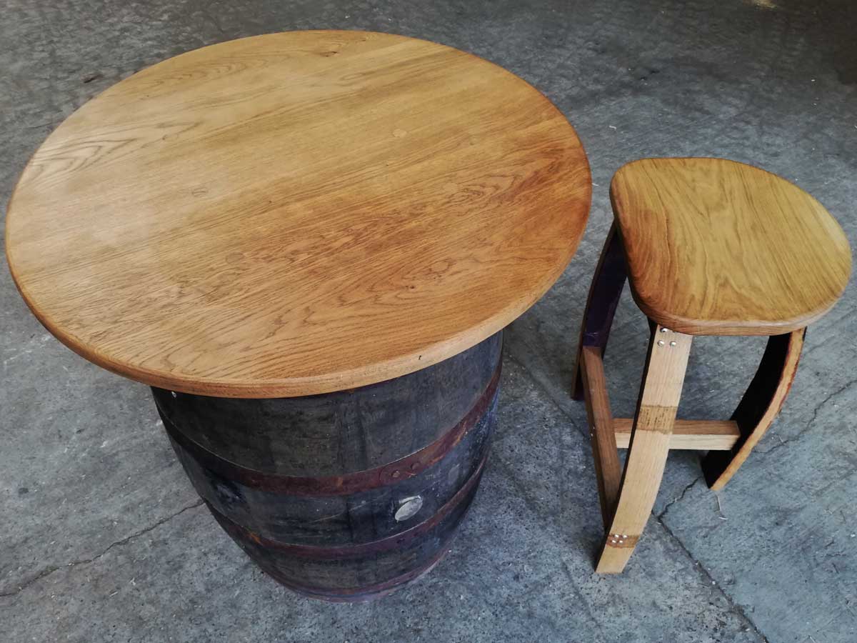 Whiskey Barrel Table Tops