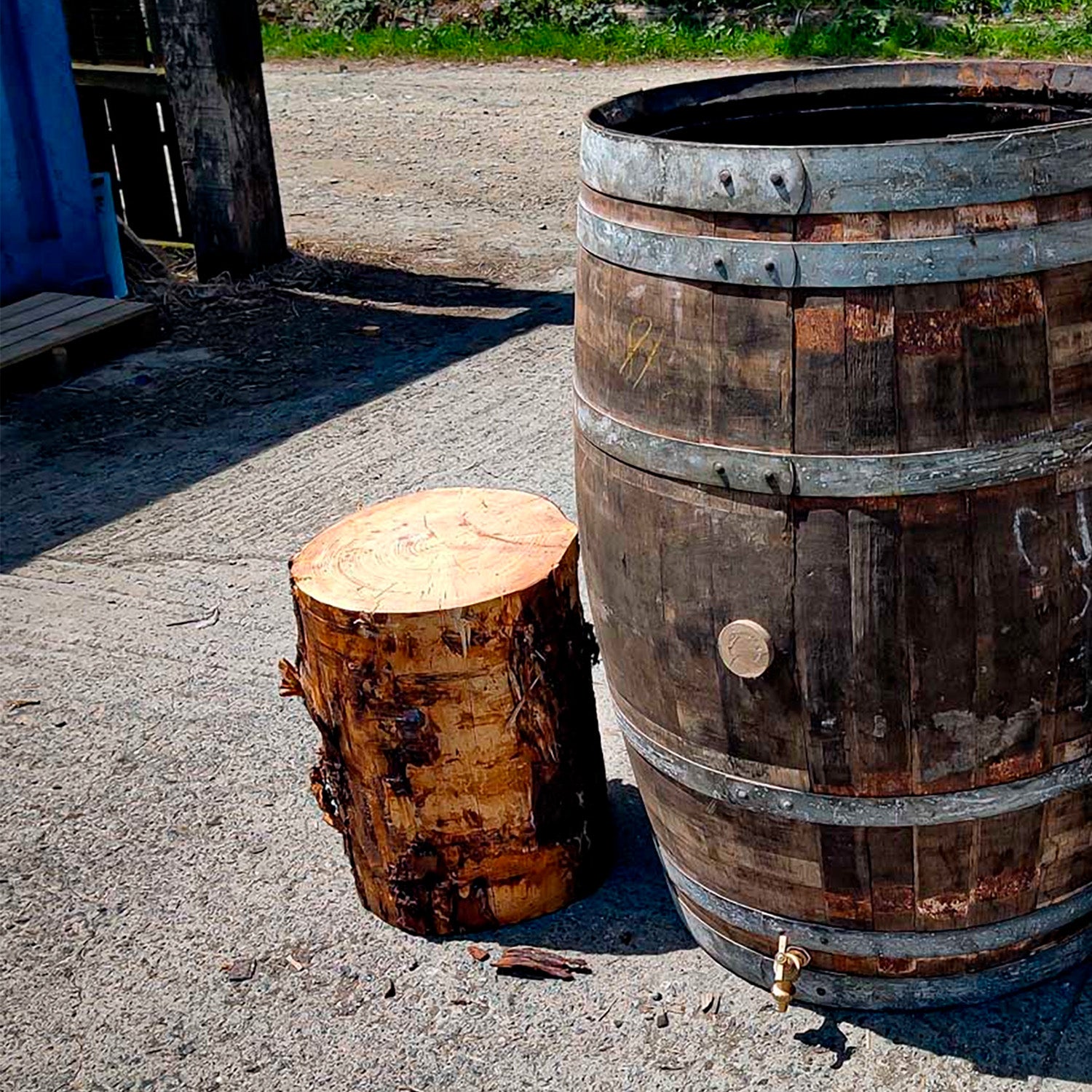 Log Stump Step – Celtic Timber